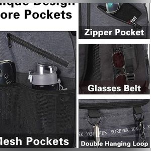 Bags | Nwt Backpack With Ball Compartment Large Capacity Sports ...